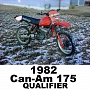 1977 can am 125 Qualifier ahrma vintage dirt bike clean old dirt bike