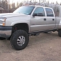2005 Chevrolet 2500HD 6.6 Duramax Diesel 4x4 Crew Cab Lifted Custom ...