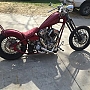 Custom Built Paughco 200 Tire Rigid Bobber Chopper Hardtail Flat ...