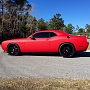 2010 Dodge Challenger with Custom Realistic Flame Paint Job