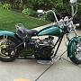 2009 Custom Metric Bobber Motorcycle: Yamaha 1100