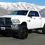 DODGE RAM CREW CAB LARAMIE 4X4 CUMMNS DIESEL CUSTOM NEW LIFT WHEELS ...