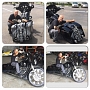 CUSTOM HARLEY STRETCHED AND LOWERED BAGGER