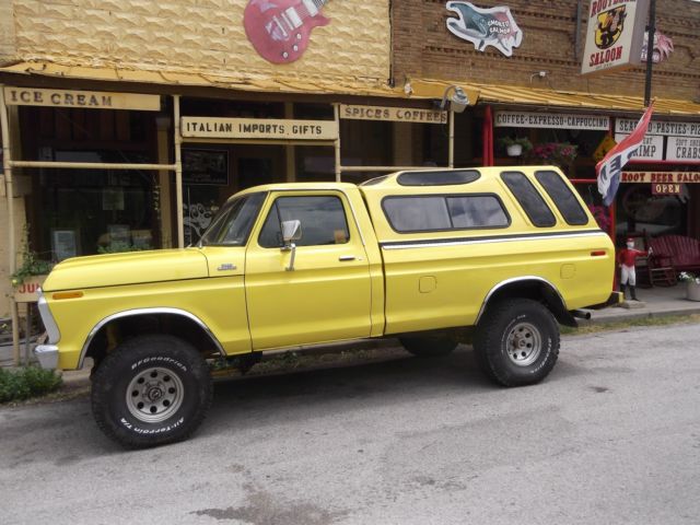 1977 Ford F 150 four wheel drive truck