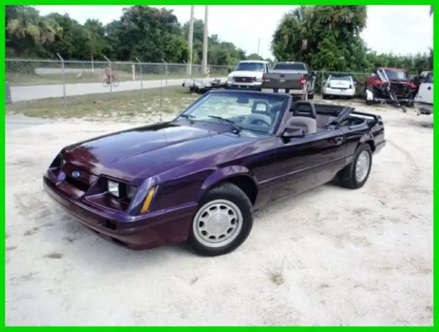 1985 GT CONVERTABLE 5.0 5 SPEED COOL PAINT!!! NO RESERVE