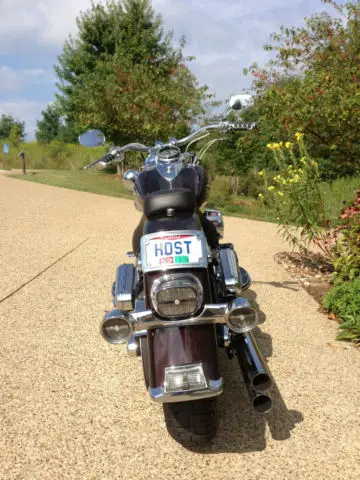 2011 Harley Davidson Heritage Softail. Merlot Red-Black Color. Many ...