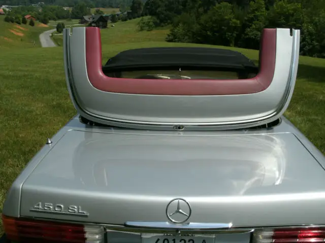 450 SL convertible with both tops