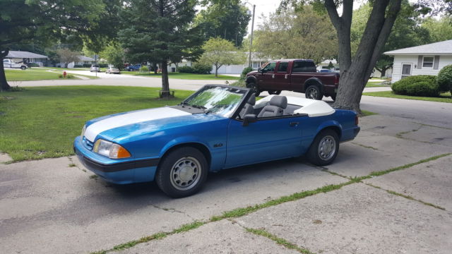 89 ford mustang lx 5.0 convertible