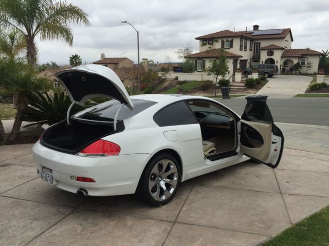 BMW 650I White/Tan Beauty