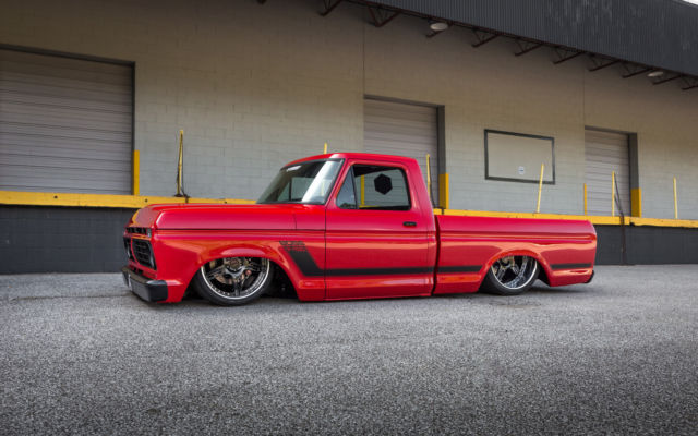 Custom Slammed Ford BOSS f100 - SEMA TRUCK