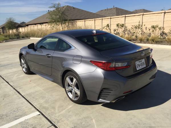 Gray Lexus RC 350