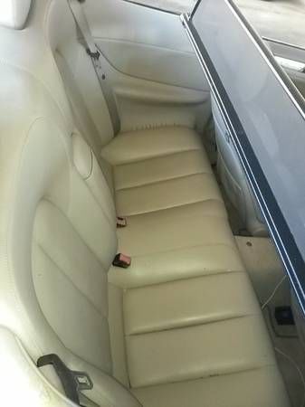 Red Convertible Mercedes-Benz CLK 320