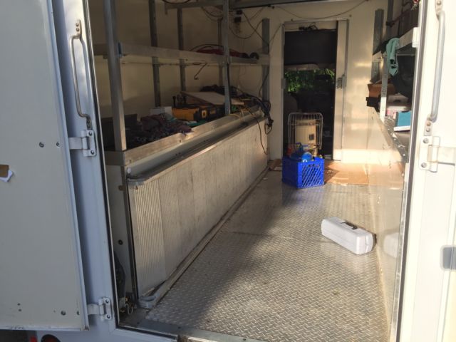 Work truck spartan body aluminum tread E-350 12ft box completely loaded